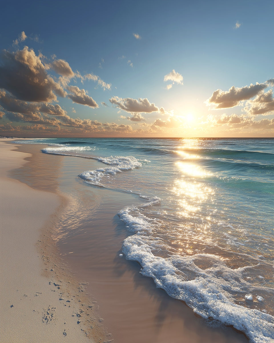 Happyforart Paint by Numbers - Fine Sand and a Tranquil Sea ...